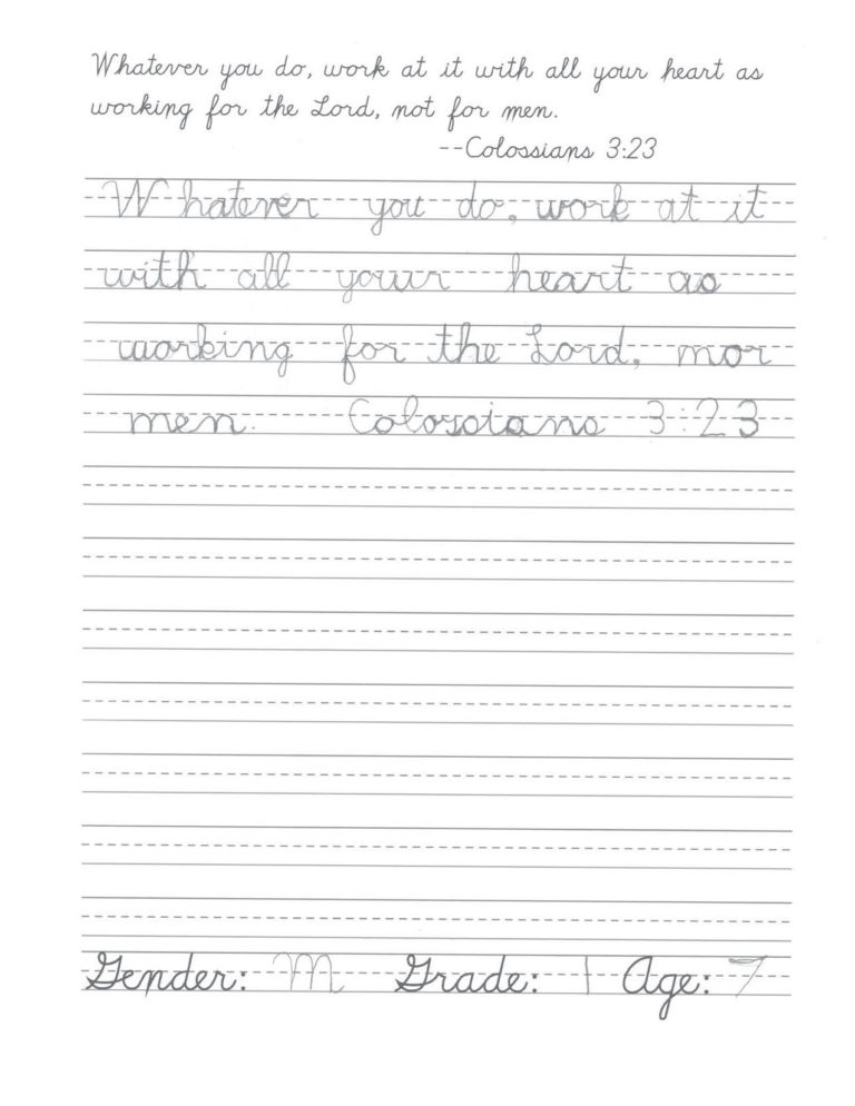 New American Cursive – Teach Yourself Cursive